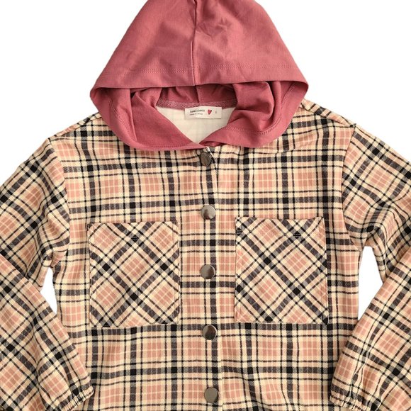 Beautees | Shirts & Tops | Beautees Girls Hooded Shacket | Poshmark